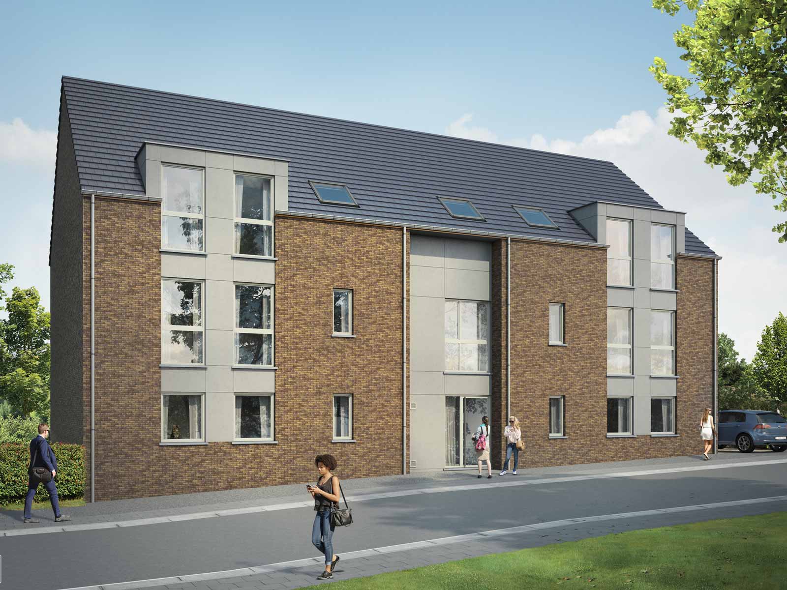 6 appartements à Frameries - SN Concept